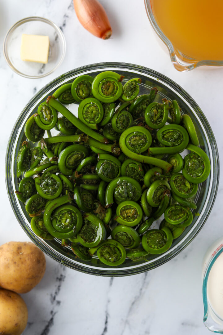 How to Freeze Fiddleheads - Maritime Country Kitchen