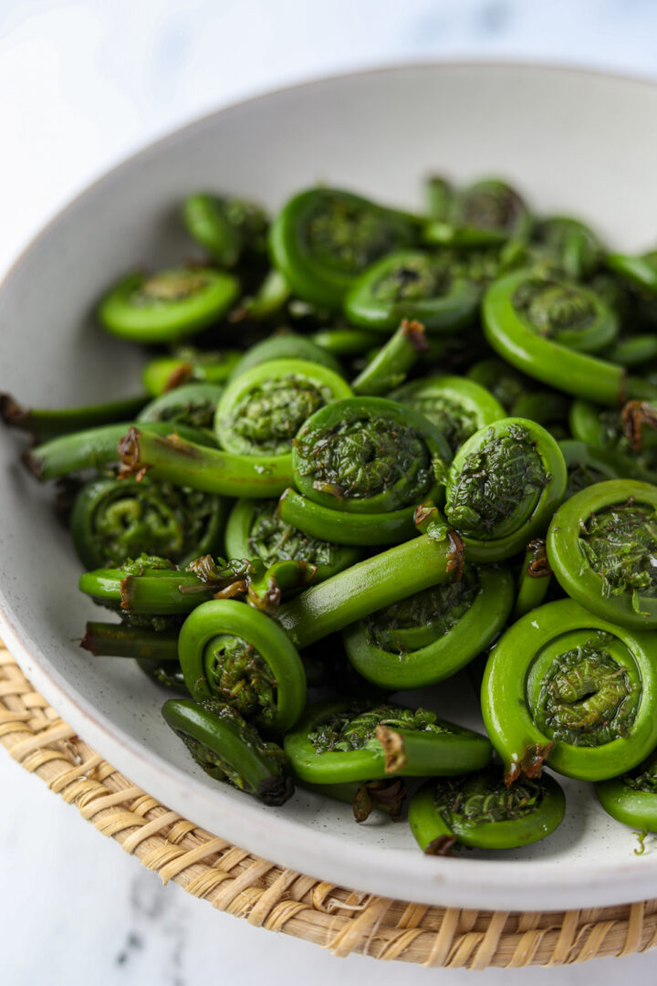 How to Freeze Fiddleheads - Maritime Country Kitchen