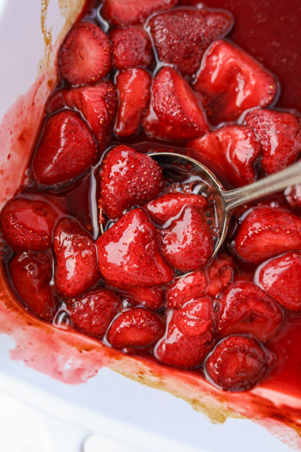 Balsamic Roasted Strawberries (Easy Recipe for ANY Dish)